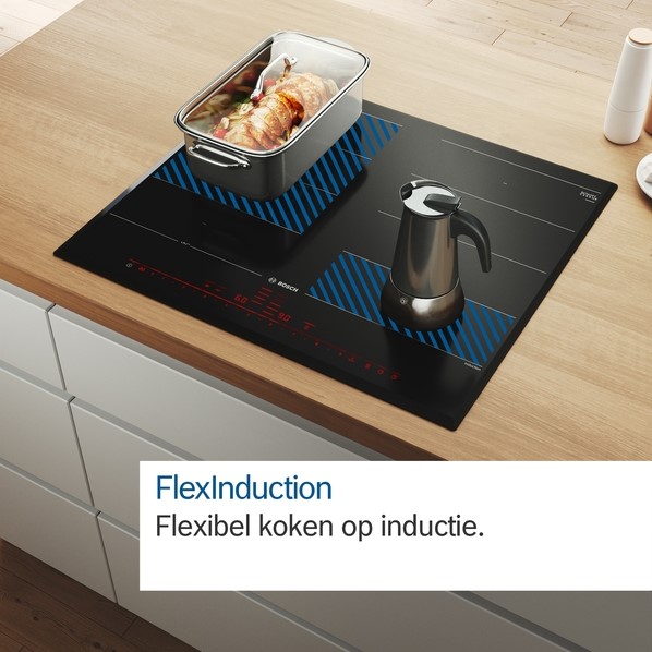 Bosch PXX895D66E SerieI8, kookplaat met afzuigmodule 80 cm Van de Weijer